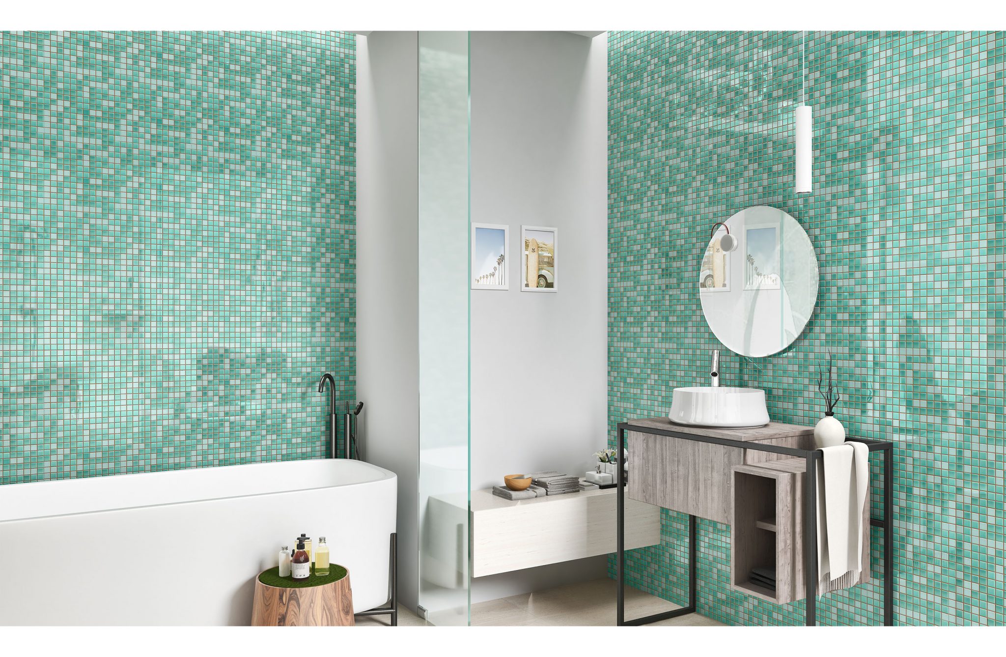 Squares Atom Mosaics Tiles Manufacturers & Suppliers | Acacia Tile